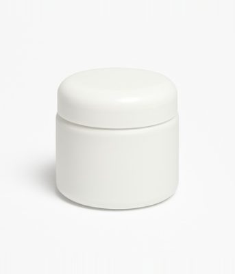 POTE SIMPLE BLANCO POLIPROPILENO X 120 CC C/TAPA ROSCA – Pura Química